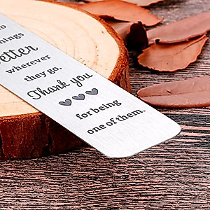 Bosses Day Gifts Bookmark Thank You Gifts for Women Men Coworker Employee Appreciation Gift for Boss Male Retirement Going Away Leaving Gifts Ideas for Teachers Office Inspirational Birthday Christmas