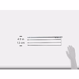 Knape & Vogt P-793-R-ANO Heavy-Duty Towel Bar