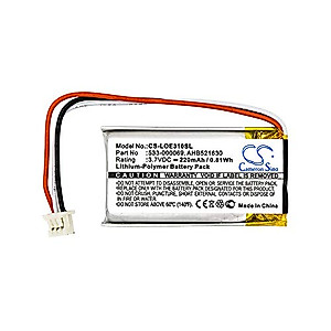 XPS Replacement Battery for Lo_gitech UE4500, MX Vertical, G502, Wireless Headset H600, G Pro Wireless, UE310, UE3500, A-00031, G703 Lightspeed, G304 PN 533-000151, 533-000069, AHB521630