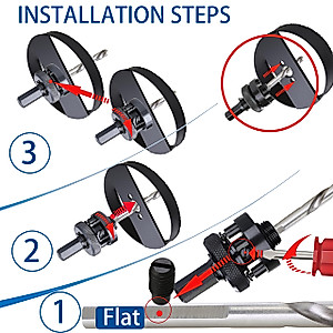 PLG2SUPT 6-3/8” Carbide Grit Hole Saw Cutter for 6” Recessed Light Segmented Cutting Edge 1.2X Faster Than Unsegmented for Drilling Cutting Drywall Ceiling Tile Wood Plaster MDF Drywall