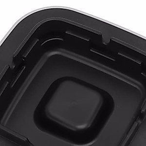 Negative Ion Air Fresher, Smokeless Ashtray One Button Operation Air Suction Structure Portable for Family (Grey)