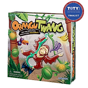 Orangutwang Kids Game - How Long Can He Hang Before He Goes Twaaang?!