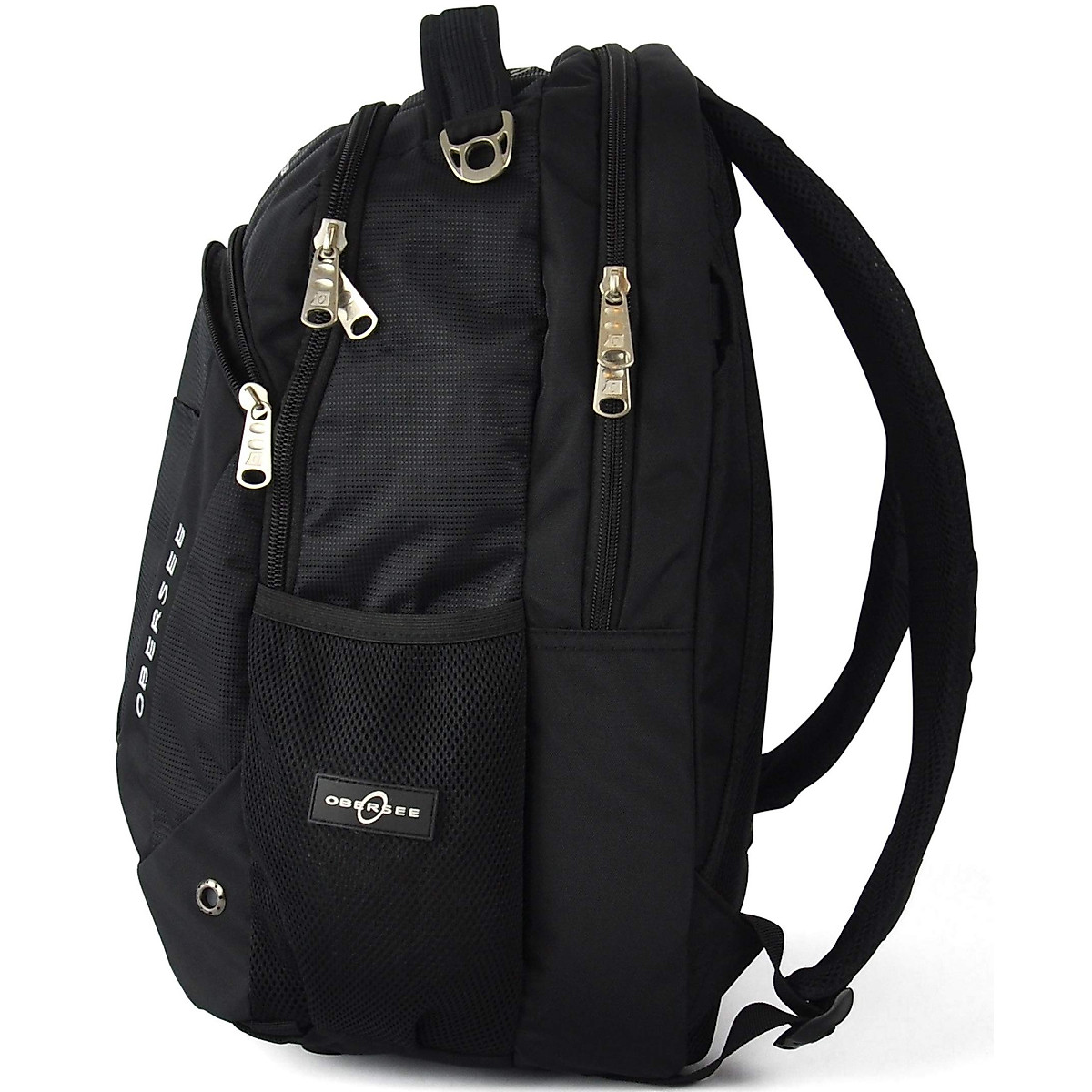 Obersee Oslo Diaper Bag Backpack with Detachable Cooler, Silver Grey