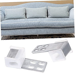 CHILDWEET 20pcs Sofa Spring Clipped Button Cushion Support for Sagging Couch Furniture Repair Kit Sofa Couch Thomasville Furniture Wire Repair Kit Couch Support Plastic Electric Wire Iron