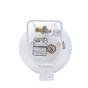 Flame King 20-LB Propane Tank + Auto Changeover Regulator Kit for RVs and Outdoor Heating