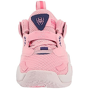 adidas D.O.N. Issue 3 Basketball Shoe, Light Pink/Clear Pink/Team Colleg Purple, 2 US Unisex Little Kid