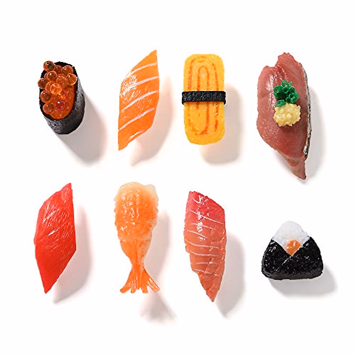 Hey Foly Cute Refrigerator Magnets Funny Magnets for Fridge, Simulation Sushi Refrigerator Magnet, Fine for Whiteboards, Maps and Home Decoration Magnetic Objects and Even Simulating Food Games!
