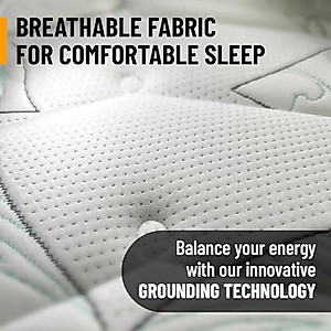 Ottomanson 12" Queen Mattress in a Box Made in USA, Firm Mattress, Hybrid Mattress Cool Improved Airflow with Edge to Edge Pocket Coil, Bed in A Box, Ottopedic