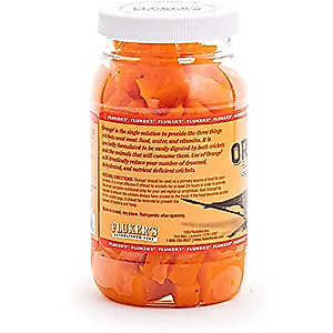 Fluker's Orange Cube Complete Cricket Diet 12oz - Includes Attached DBDPet Pro-Tip Guide