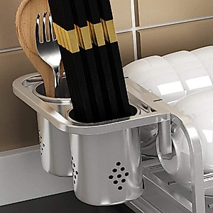 Plate Rack Draining Dish Rack Stainless Steel Single-layer Dish Rack Movable Kitchen Utensils Drain Dish Rack Drain Rack Dish Rack Pan Plate Holder