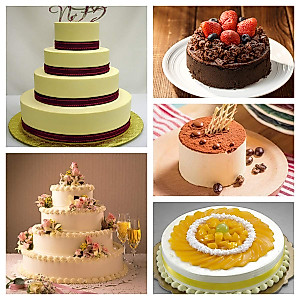 SILIVO 4-Piece Silicone Cake Pans Sets for Baking - Nonstick Silicone Round Cake Molds for Layer Cakes, Cheese Cakes and Chocolate Cakes - 3+5+7+9 inch