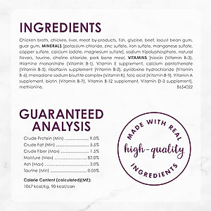 Purina Fancy Feast Savory Centers Pate Adult Wet Cat Food with Beef and a Gravy Center - (Pack of 24) 3 Oz. Cans