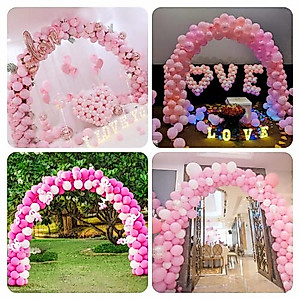 New Upgrades Balloon Arch Kit,9FT Height&10FT Width Adjustable Balloon Arch Stand with Water Fillable Base: For Wedding,Birthday Party,Baby Shower,Graduation Supplies Decorations