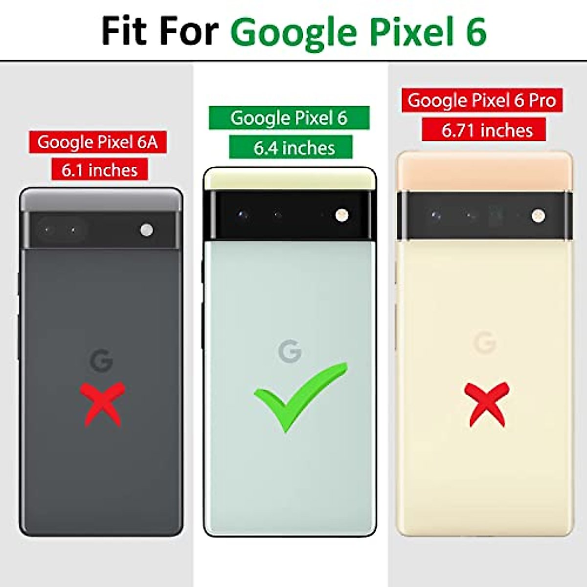 Gritup Pixel 6 Case, Google Pixel 6 Case with HD Screen Protector, Glitter Liquid Pixel 6 Phone Case Gradient Bling Quicksand Protective Soft Phone Case for Google Pixel 6, Teal/Purple