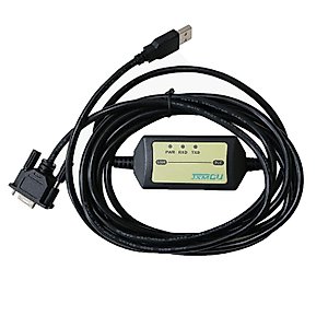 Twinkle Bay PLC Programming Cable Compatible with AB USB-1747-CP3 SLC 5/03 5/04 5/05