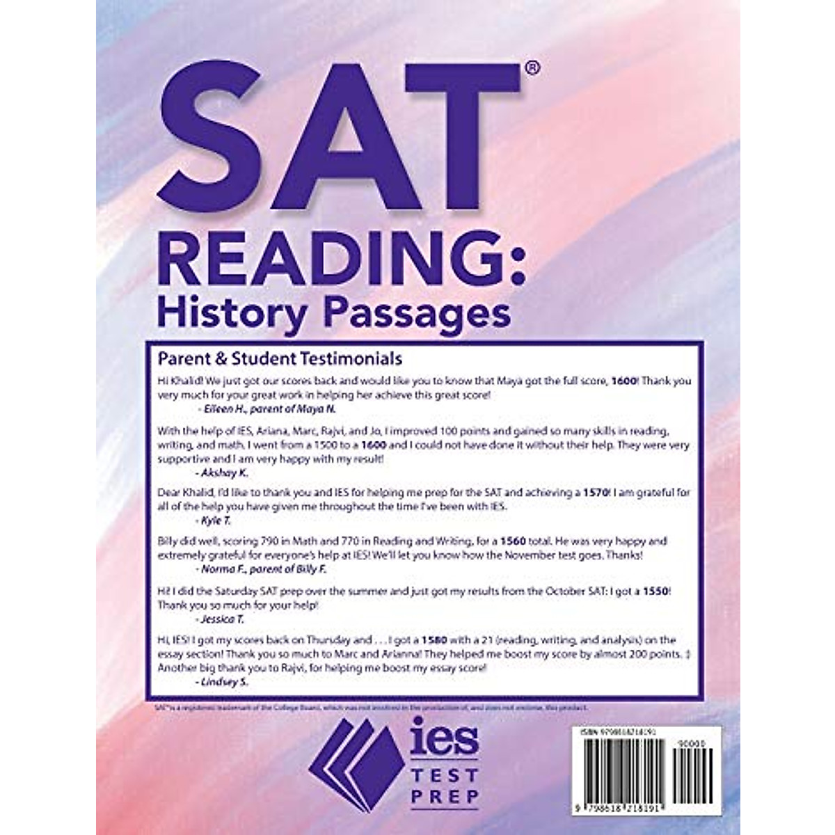 SAT Reading: History Passages (Advanced Practice)