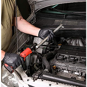 ARES 15007 - Offset Extension Wrench - Includes 1/4-Inch & 3/8-Inch Square Drive Adapters - 0 Degree Swing Arc for Access to Confined Fasteners - For Use with Impact & Pneumatic Wrenches