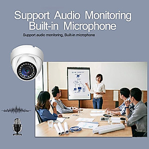 GW Security Smart AI 16 Channel H.265+ PoE 12MP NVR UltraHD 4K (3840x2160) Security Camera System with 8 x 4K (8MP) 2160P Face Recognition/Human/Vehicle Detection Outdoor Microphone Bullet IP Camera