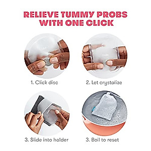 Frida Baby Gas + Colic Heating Pad for Natural Belly Relief | Gentle Heat to Relax + Soothe Bellies | Instant Tummy Warmer | Soothe Colic Discomfort