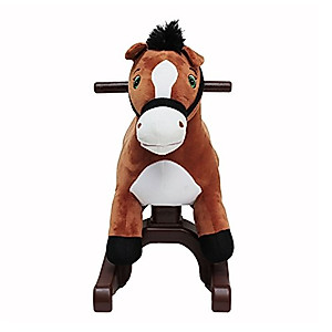 Rockin' Rider Buster Rocking Pony, Brown