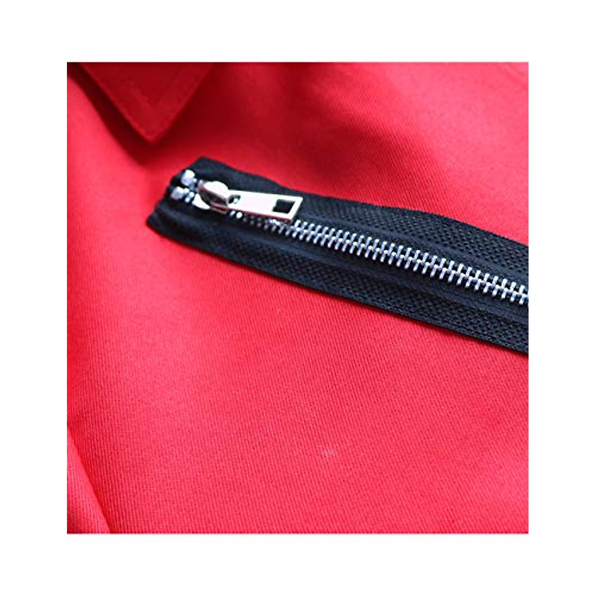 Angelaicos Unisex Red Jumpsuits Mask Halloween Party Costume Full Set (M)