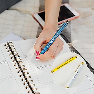 Mementofor Motivational Badass Pen Set, Funny Pens Swear Word Daily Pen Set for Women, Motivational Pens For Badass Babes, Inspirational Pens Funny, School Office Home Funny Office Gifts (A)