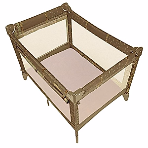 Kushies Organic Jersey Play Pen Fitted Sheet, Mocha