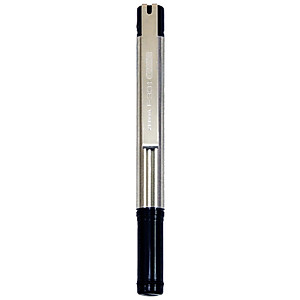 Zebra Pen F-301 Compact Retractable Ballpoint Pen, Stainless Steel Barrel, Fine Point, 0.7mm, Black Ink, 2-Pack