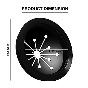 Garbage Disposal Splash Guard Sink Baffle Cover Kitchen Disposal Replacement Waste Food Disposal Accessories Part for Whirlaway, Waste King, Sinkmaster and GE Models
