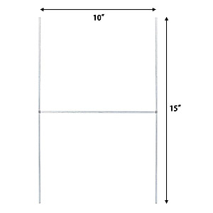 Kichwit 2 Pack Double Sided Please Slow Down Sign Plastic Yard Signs with Metal Stakes, Sign Measures 11.8 x 15.7 Inches