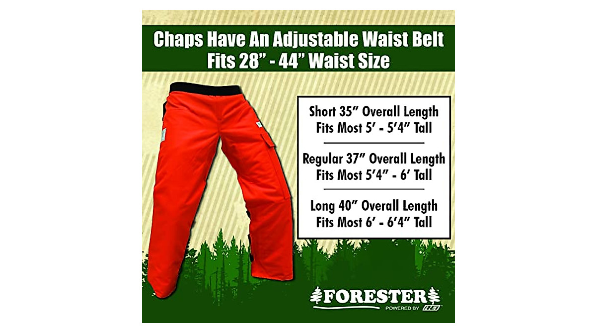 FORESTER Chainsaw Chaps | OSHA & UL Certified Safety Gear