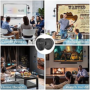 4K Wireless HDMI Display Dongle, TIMBOOTECH HDMI Display Adapter Streaming YouTube, Neflx, Compatiable with Phone/iPad/iOS/Android/Mac OS to HDTV/Projector/Monitor, Support Miracast, Airplay, Chrome