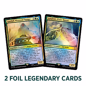 Magic: The Gathering The Lord of The Rings: Tales of Middle-Earth Commander Deck 3 + Collector Booster Sample Pack