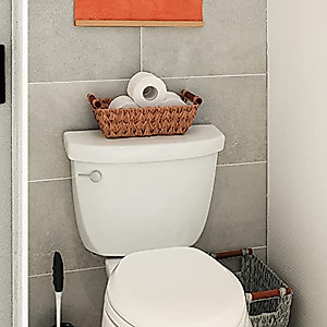 GRANNY SAYS Bundle of 1-Pack Woven Wastebasket for Organizing & 2-Pack Woven Storage Baskets for Bathroom
