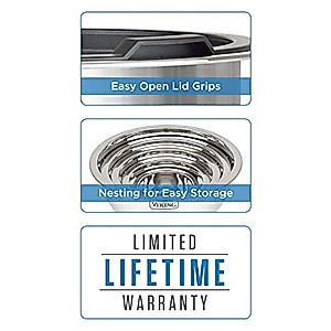 Viking 10-Piece Stainless Steel Bowl Set