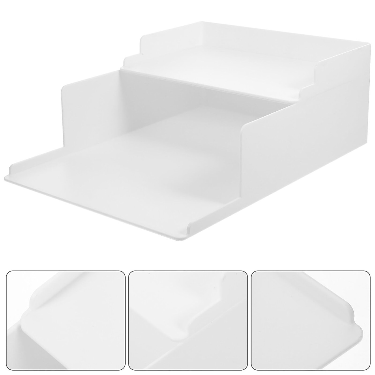 Cabilock 2pcs Desk Pen Holder Stand Office Supplies Office Pen Holder Office Supply Organizers and Storage Bins Desktop Stationery Organizer Desktop Makeup Container File Storage Shelf