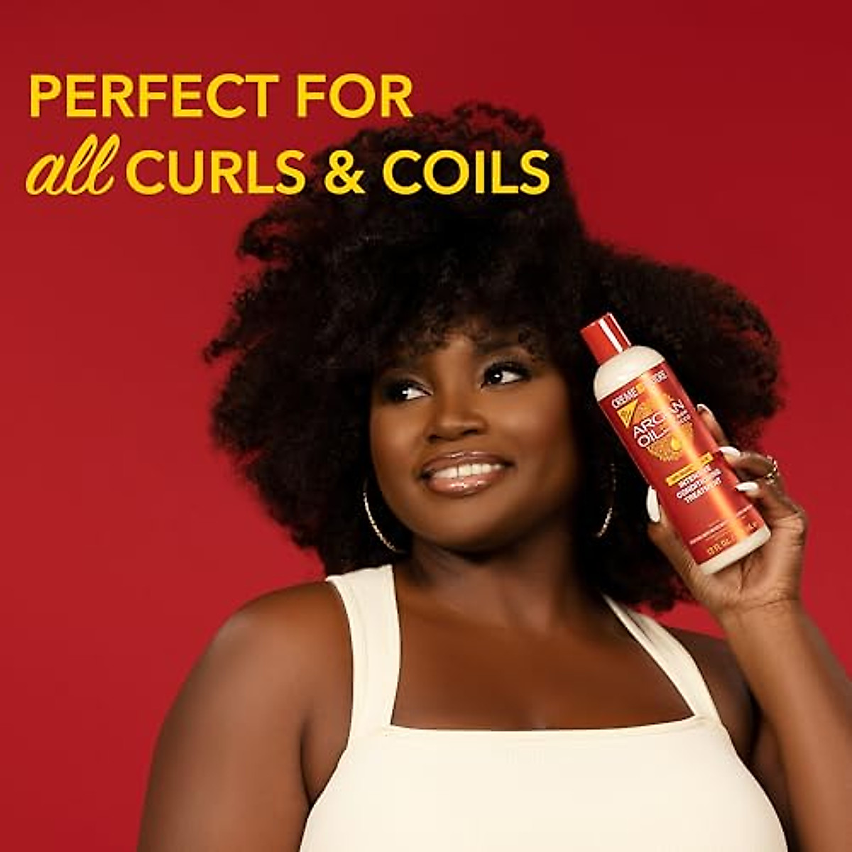 Creme of Nature, Argan Oil for Hair, Intensive Conditioning Treatment, Argan Oil of Morocco, Moisturizing Hair Care, 12 Fl Oz