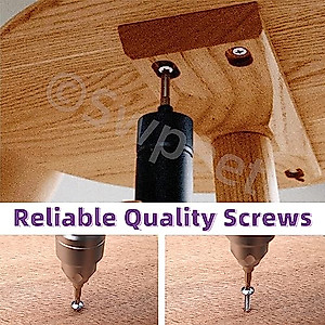 Swpeet 320Pcs 16 Mixed Self Drilling & Self Tapping Screws Wood Screws Assortment Kit, Multi-use Perfect for Wood Screws, Sheet Metal Screws, and Drywall Screws