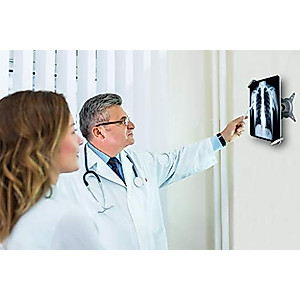 CTA Digital Adjustable Arm Grip Rotation Wall Mount for 8-12.75 Inch Tablets