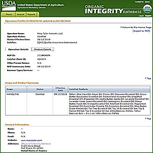 Mary Tylor Naturals Organic Rosehip Seed Oil 4 oz — USDA Certified Cold Pressed, Unrefined 100% Pure Rose Hip oil, Natural Moisturizer