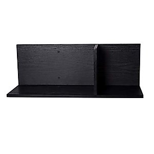 Atlantic Infiniti Modular Storage Shelf 2-Pack – Italian-Design Storage Shelving System with Multiple configurations to Maximize Storage Capacity, Expandable & Stackable, PN 38408097 in Black
