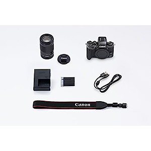 Canon Cameras US EOS M5 EF-M 18-150 STM KIT 24.2 Digital SLR Camera with 3.2" LCD, Black