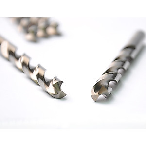 5PCS, 3/8", Cobalt Twist Drill Bits