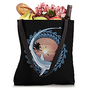 Thresher Shark Polynesian Design Tote Bag