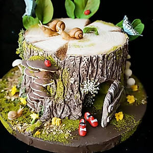 WYD Tree Bark Texture Mats Fondant Mermaid Silicone Mold,Handmade Soap Mold,Cake Mold Decorating,Fondant Baking Mold