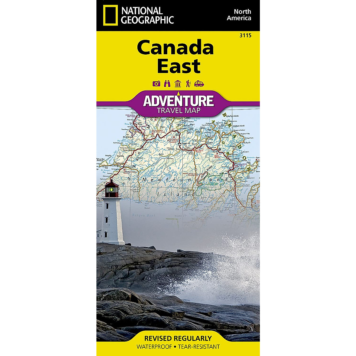 Canada East Map (National Geographic Adventure Map, 3115)