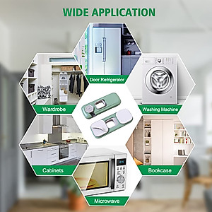 Baby Proofing Cabinet 5 Pack Cabinet Locks for Babies Child Safety Strap Locks Baby Locks for Cabinets and Drawers Fridge Child Safety Cabinet Locks with Strong Adhesive Tape No Drilling