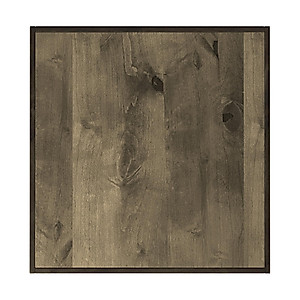 Bridgevine Home Rustic Joshua Creek Fireplace TV Stand Entertainment Center, Accommodates TVs up to 95 Inches, Fully Assembled Knotty Alder Solid Wood, 83 Inches, Barnwood Finish