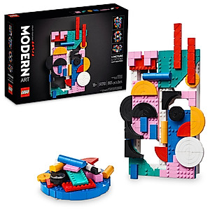 LEGO Art Modern Art 31210 Build & Display Home Décor Abstract Wall Art Kit, Birthday Gift Idea for Artistic People, Set for Teens or Adults Who Enjoy Craft Hobbies