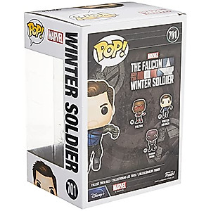 POP Funko Marvel: The Falcon and The Winter Soldier - Winter Soldier Multicolor, 3.75 inches, Standard